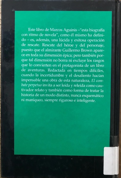 Ecolectura - El combate perpetuo / Tapa dura