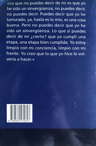 Ecolectura - Romo, Confesiones de un torturador