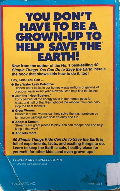 Ecolectura - 50 Simple Things Kids can do to Save the Earth