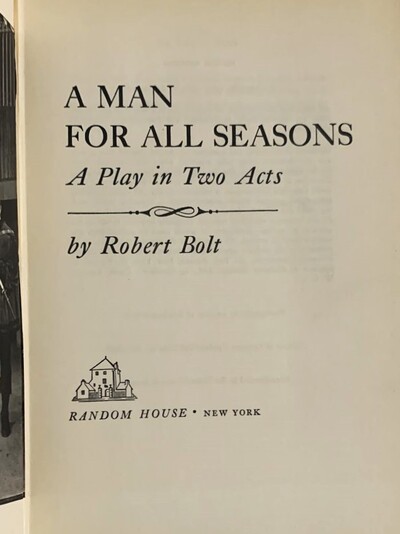 Ecolectura - A man for all seasons/ Tapa Dura