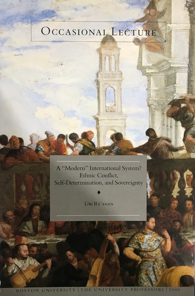 Ecolectura - A modern International system? Ethnic conflict, self ...
