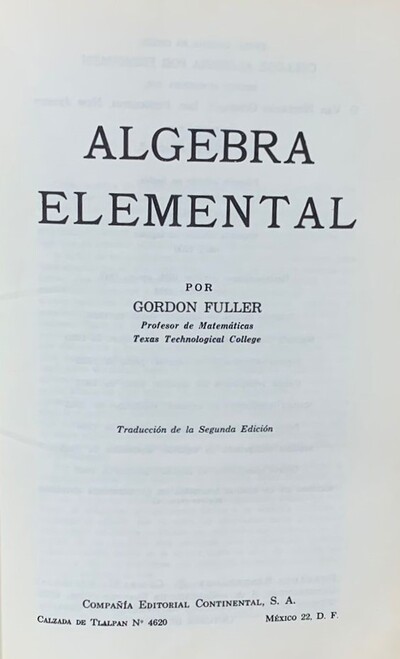 Ecolectura - Álgebra