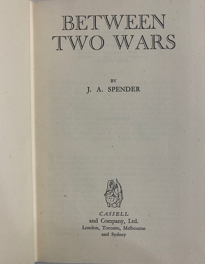 Ecolectura - Between two Wars / Tapa dura