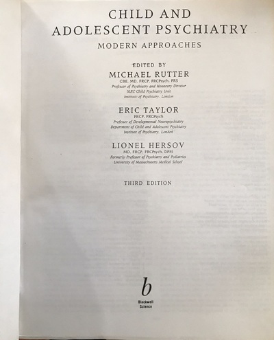 Ecolectura - Textbook of child Adolescent Psychiatry / Tapa dura