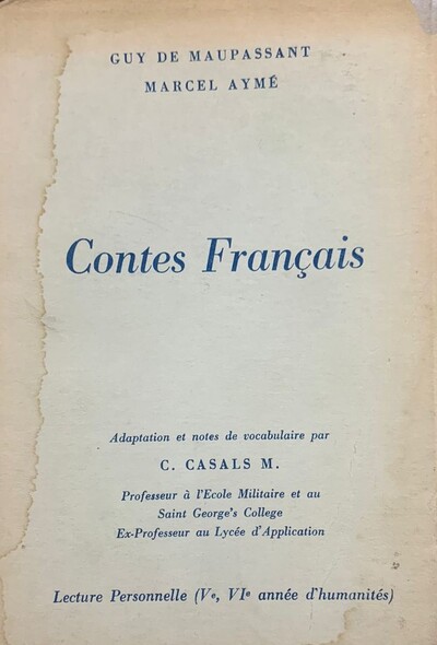 Ecolectura - French stories / Contes Francais: A dual lenguage book