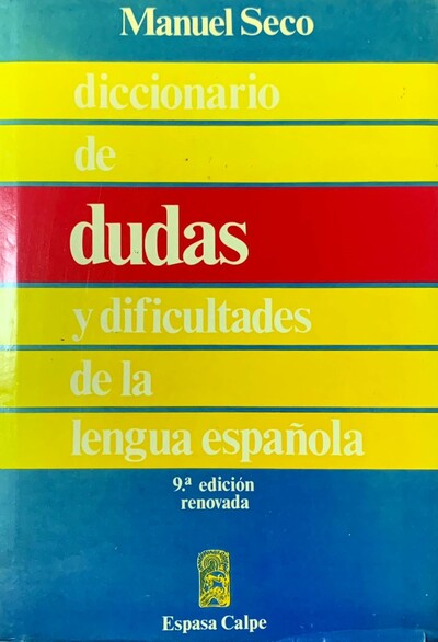Ecolectura - Diccionario de dudas y dificultades de la lengua española ...