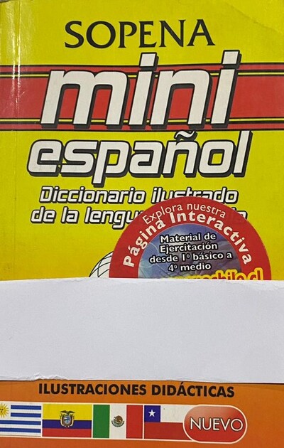 Ecolectura - Diccionario mini español ilustrado