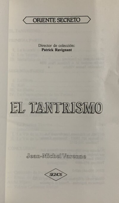 Ecolectura - El tantrismo