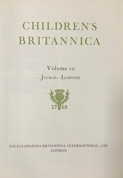 Ecolectura - Encyclopedia Children`s Britannica / Volume 10 Jackal-Lomond