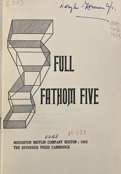 Ecolectura - Full fathom five / Tapa Dura