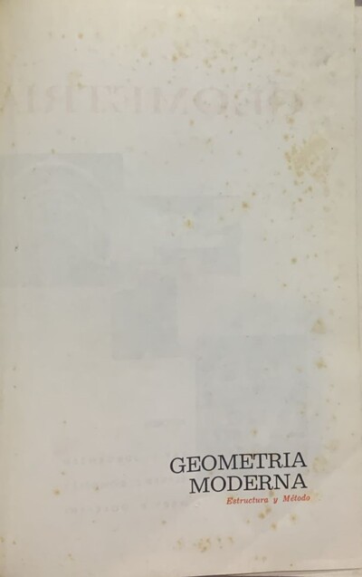 Ecolectura - Geometría: Una moderna introducción / Tapa Dura
