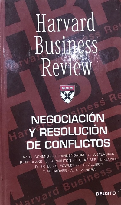 Ecolectura - Harvard Business Review : Negociación y resolución de ...
