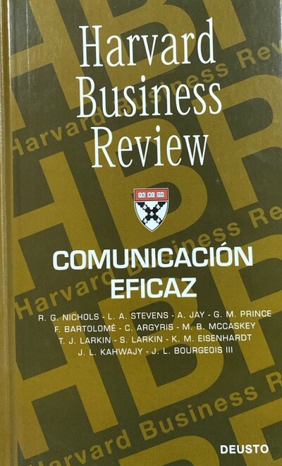 Ecolectura - Harvard Business Review: Comunicación Eficaz /Tapa dura