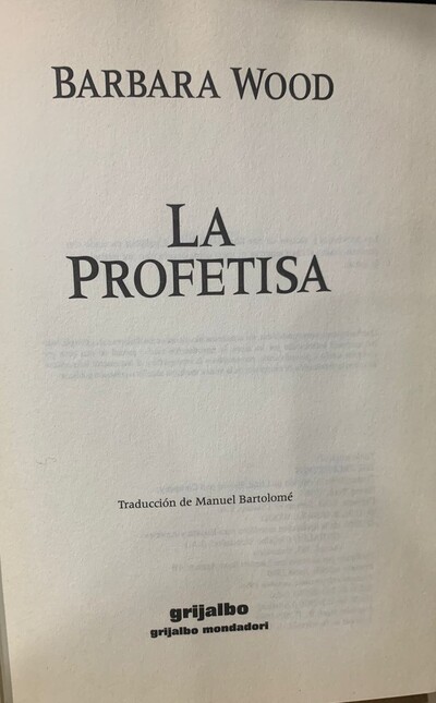 Ecolectura - LA PROFETISA - TAPA DURA