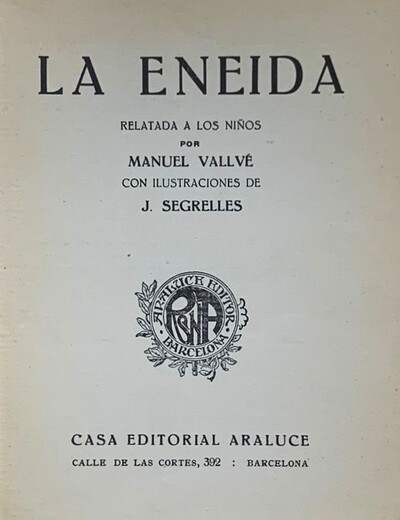 Ecolectura - La Eneida / Tapa Dura
