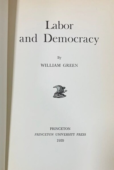 Ecolectura - Labor and democracy / Tapa Dura