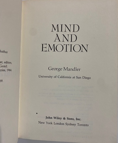 Ecolectura - Mind and emotion / Tapa dura
