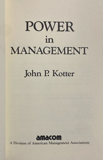 Ecolectura - Power in management: How to understand, acquire, and use ...