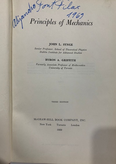 Ecolectura - Principles of Mechanics / Tapa dura