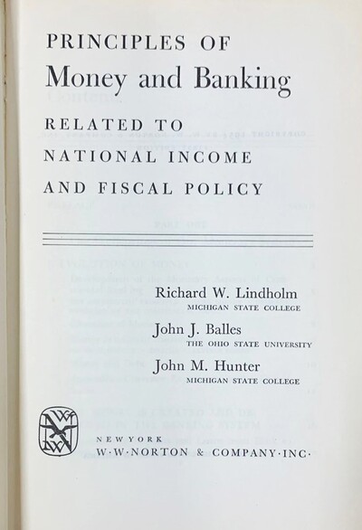 Ecolectura - Principles of money and banking: Related to national ...