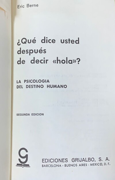 Ecolectura - ¿Qué dice usted después de decir hola?