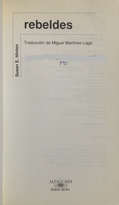 Ecolectura - Rebeldes