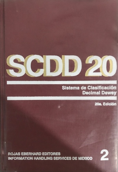 Ecolectura - SCDD 20 : Sistema de Clasificación decimal Dewey. n° 2 ...