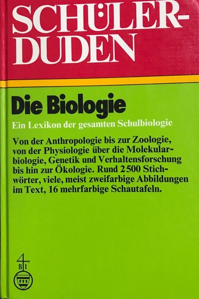 Ecolectura - SCHÜLER DUDEN - Die Biologie - Ein Lexikon der gesamten ...