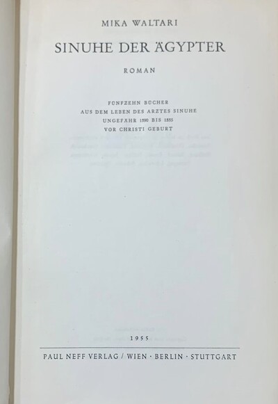 Ecolectura - Sinhue der ägypter / Tapa Dura