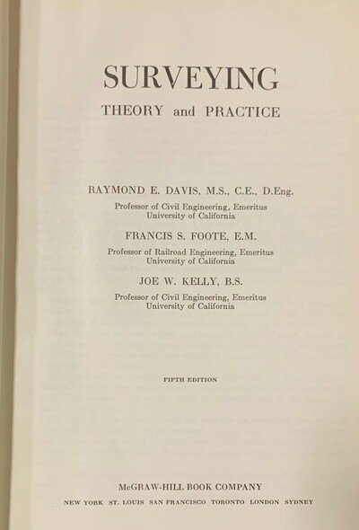Ecolectura - Surveying: Theory and practice / Tapa Dura