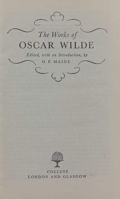 Ecolectura - The Works Of Oscar Wilde