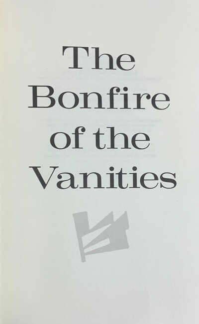 Ecolectura - The bonfire of the vanities / Tapa Dura