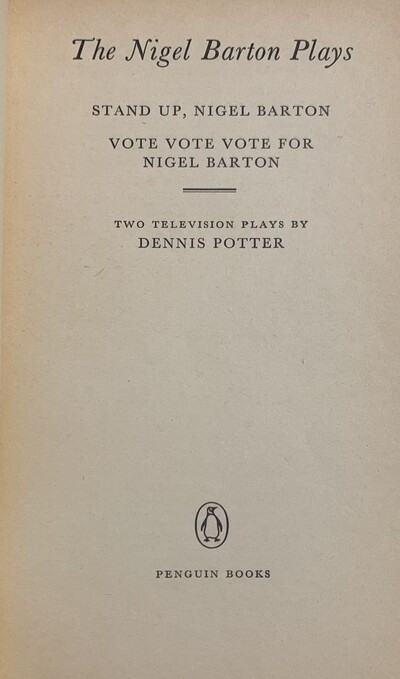 Ecolectura - The nigel barton plays