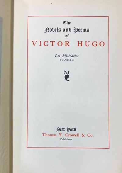 Ecolectura - The novels and poems of Victor Hugo: Les misérables ...