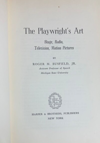 Ecolectura - The playwright's art / Tapa Dura