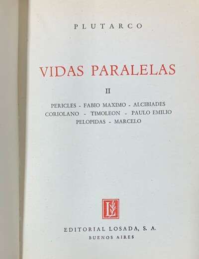 Ecolectura - Vidas paralelas VII