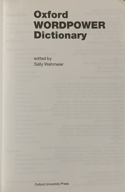 Ecolectura - Wordpower dictionary